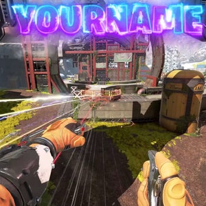 Custom Animated Name Overlay | OBS, Streamlabs, Twitch, Youtube, Tiktok ...