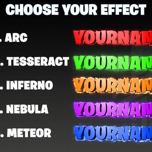 Custom Animated Name Overlay | OBS, Streamlabs, Twitch, Youtube, Tiktok ...