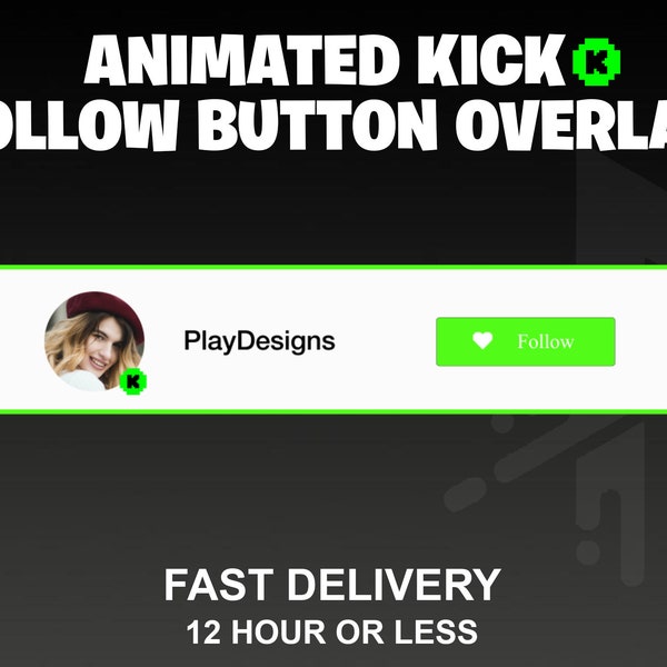 Kick Streaming Panel - Etsy