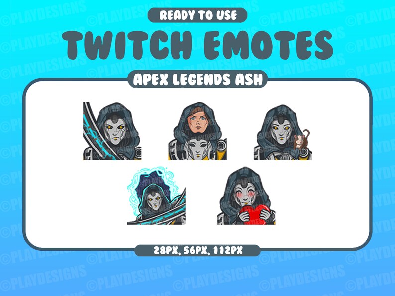 Apex Legends Emote, Ash Emote, Twitch Emote, Discord Emote, Emotes for ...