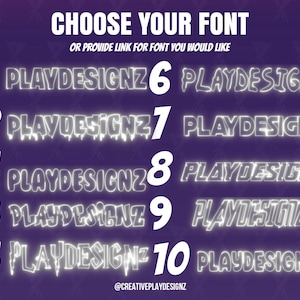 Custom Animated Name Overlay | OBS, Streamlabs, Twitch, Youtube, Tiktok ...