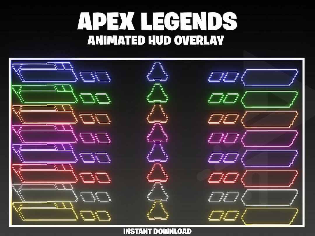 Apex Legends Animated HUD Health Bar Overlay for Streaming, Youtube ...