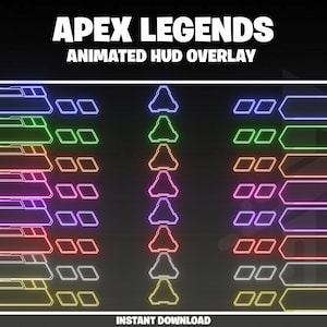 Apex Legends Animated HUD Health Bar Overlay for Streaming, Youtube ...