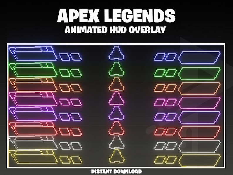 Apex Legends Animated HUD Health Bar Overlay for Streaming, Youtube ...