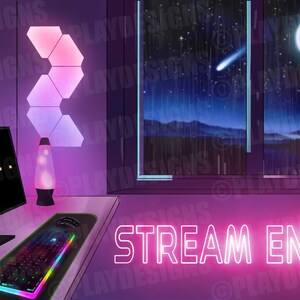 ANIMATED Gaming Room Screen Overlays for Twitch, Youtube, Facebook ...