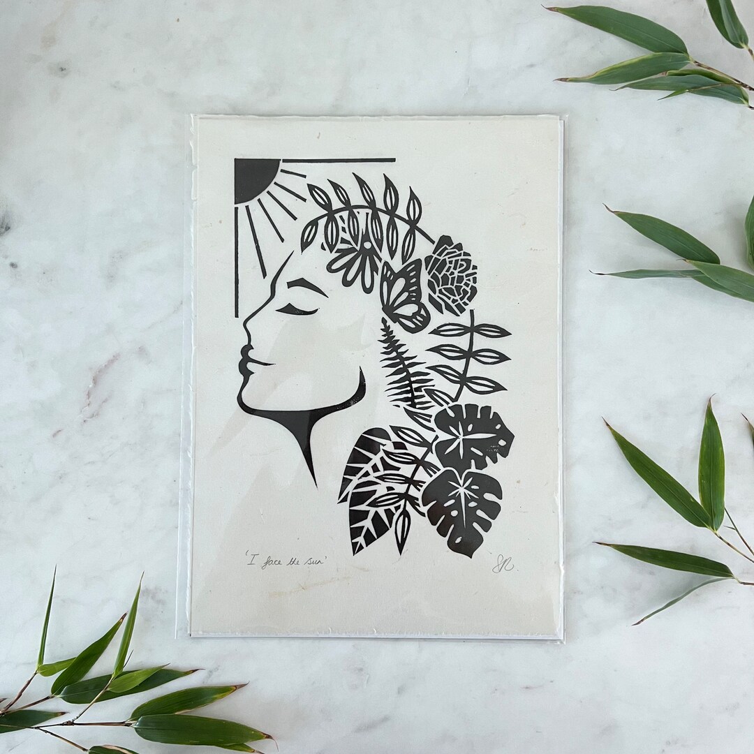 Hopeful Art Print - A4 Wall Art, Original Art, Courage, Strength, Hope ...