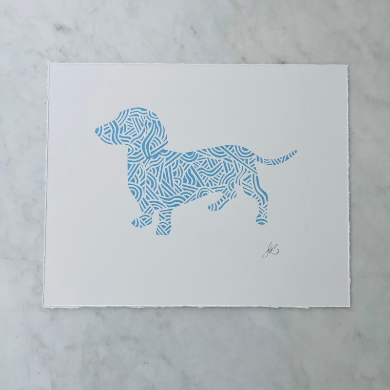 Dachshund wall art - Etsy.de