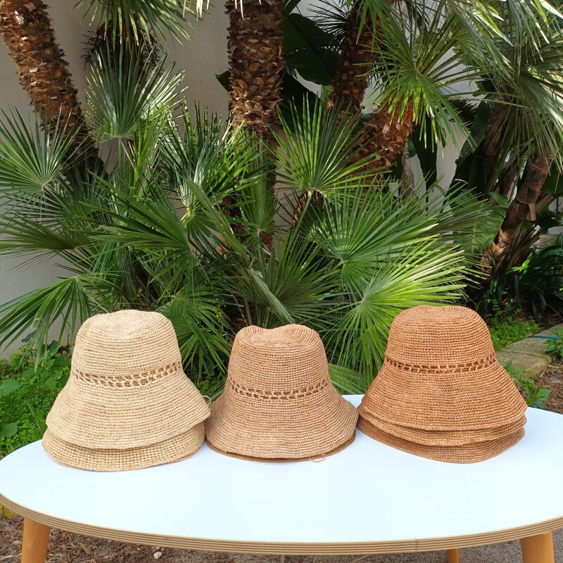 Raffia Sun Hat - Etsy