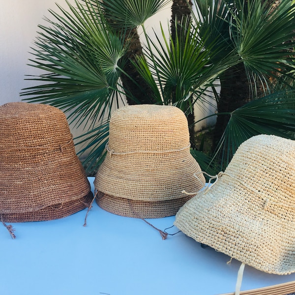 Raffia Sun Hat - Etsy