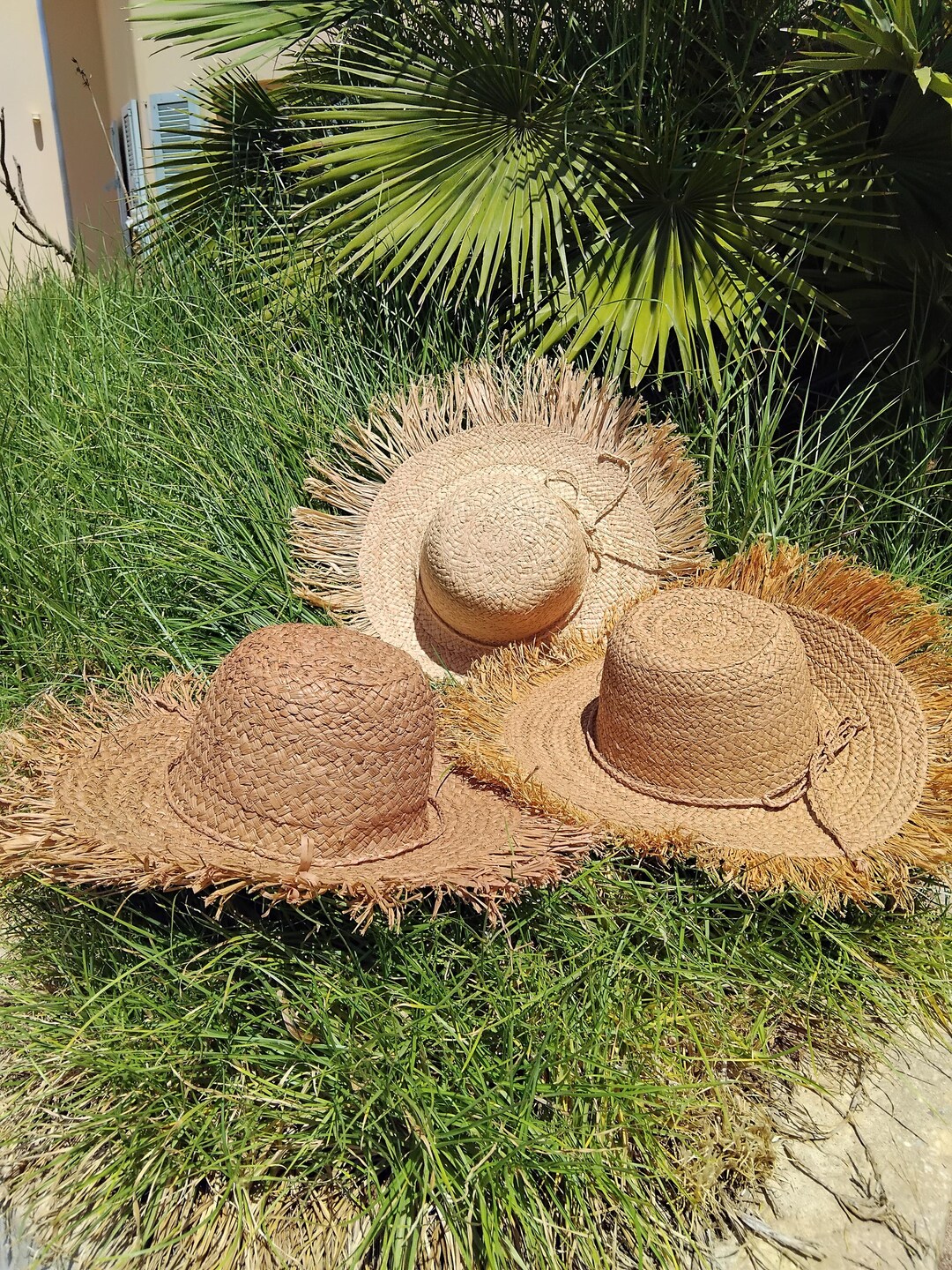 Hand-woven Raffia Hat - Etsy