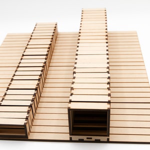 DIGITAL FILE - Kinetic Wave Automata - Moving Sculpture - Laser Cutter ...