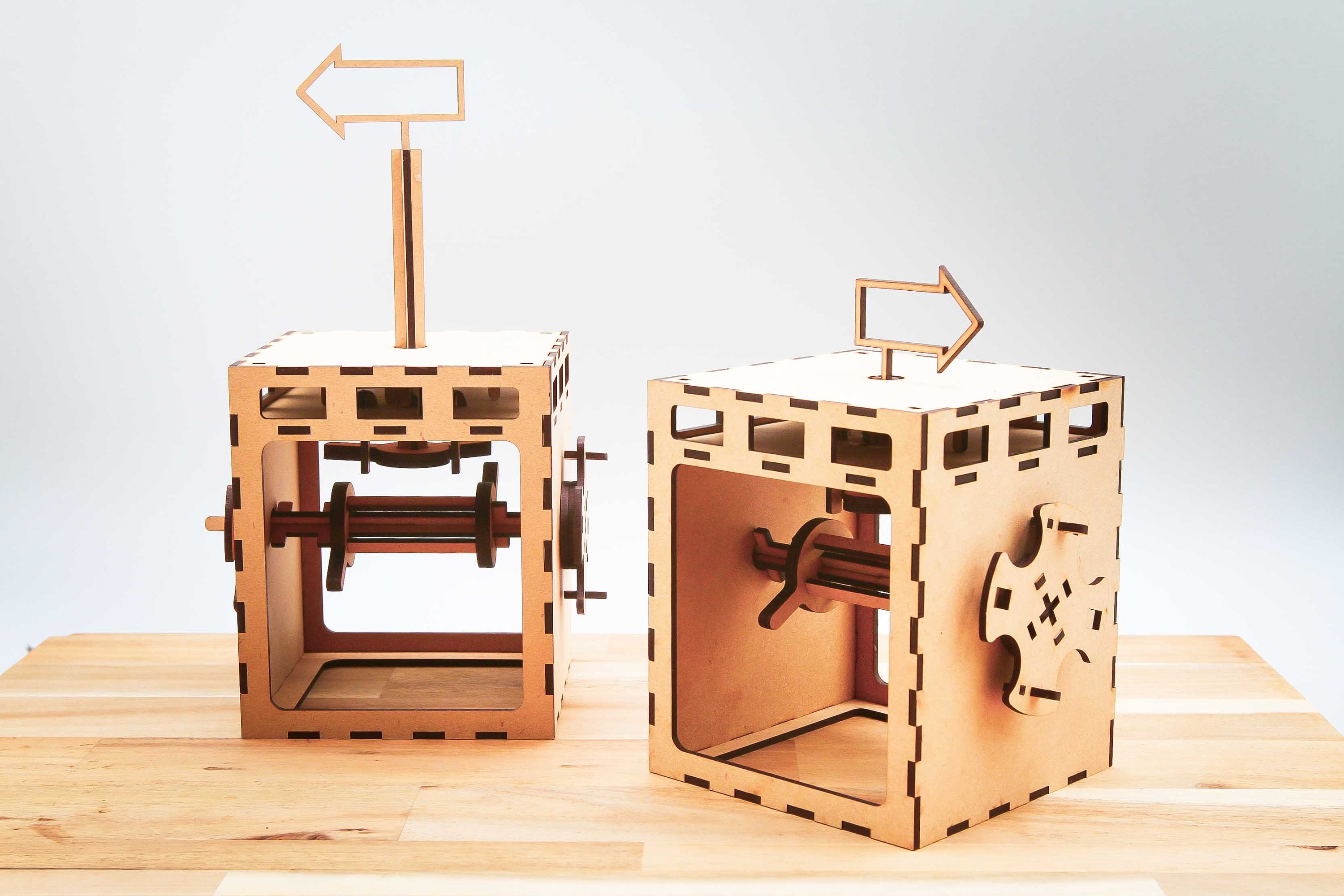 Automata Model: 7 Mechanical Mechanisms - Laser Cut Files (digital ...