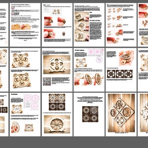 Kinetic Coasters SET 4 Hand Spinner Fidget Spinner Automata Laser Cut ...