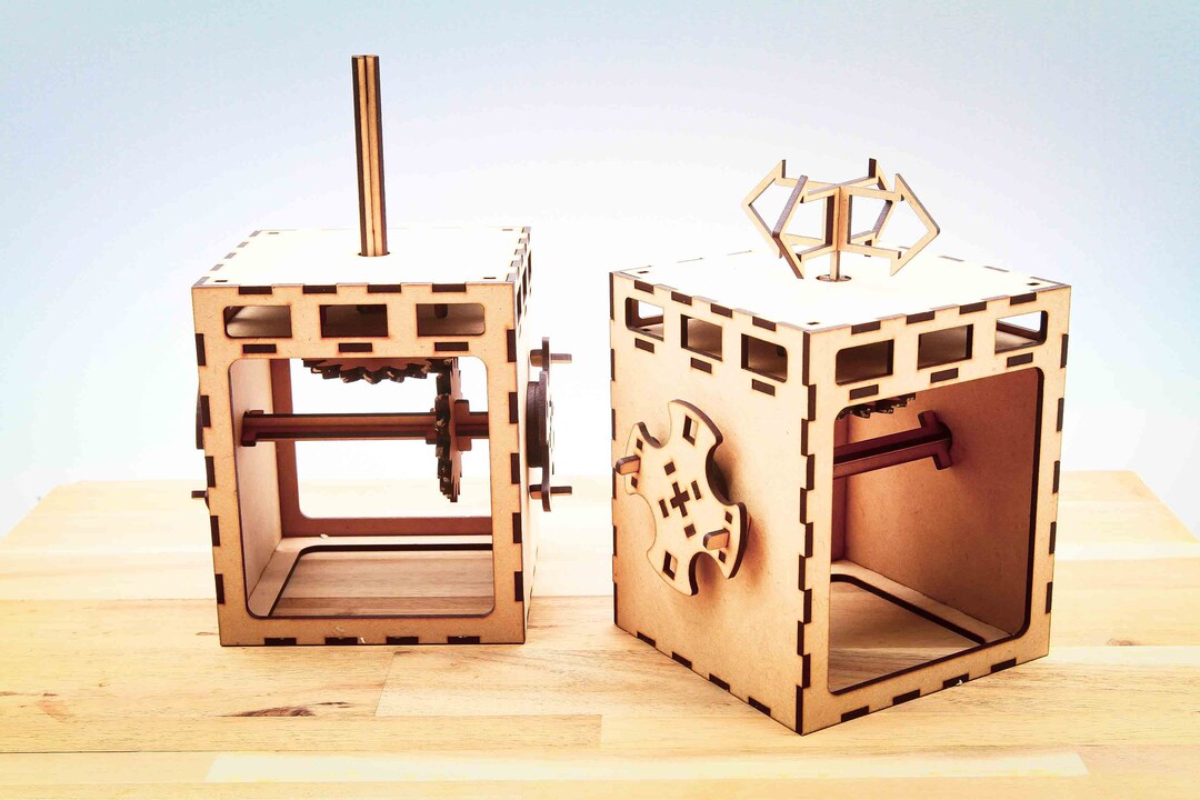 Automata Model: 7 Mechanical Mechanisms - Laser Cut Files (digital ...