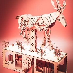 DIGITAL FILE - Running Horse / Reindeer Automata - Laser Cutter Files ...