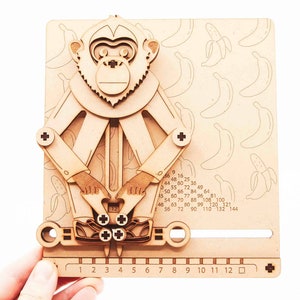 Laser Cut Mechanical Math Monkey: Calculator Plans Addition and ...