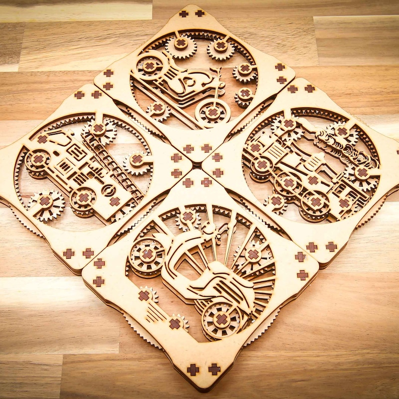 Laser Cut Coaster - Etsy