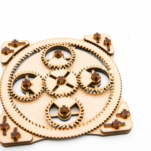 Kinetic Coasters SET 4 Hand Spinner Fidget Spinner Automata Laser Cut ...