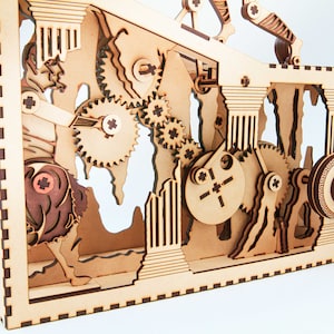 DIGITAL FILE - Sisyphus Automata - Kinetic Sculpture - Laser Cutter ...