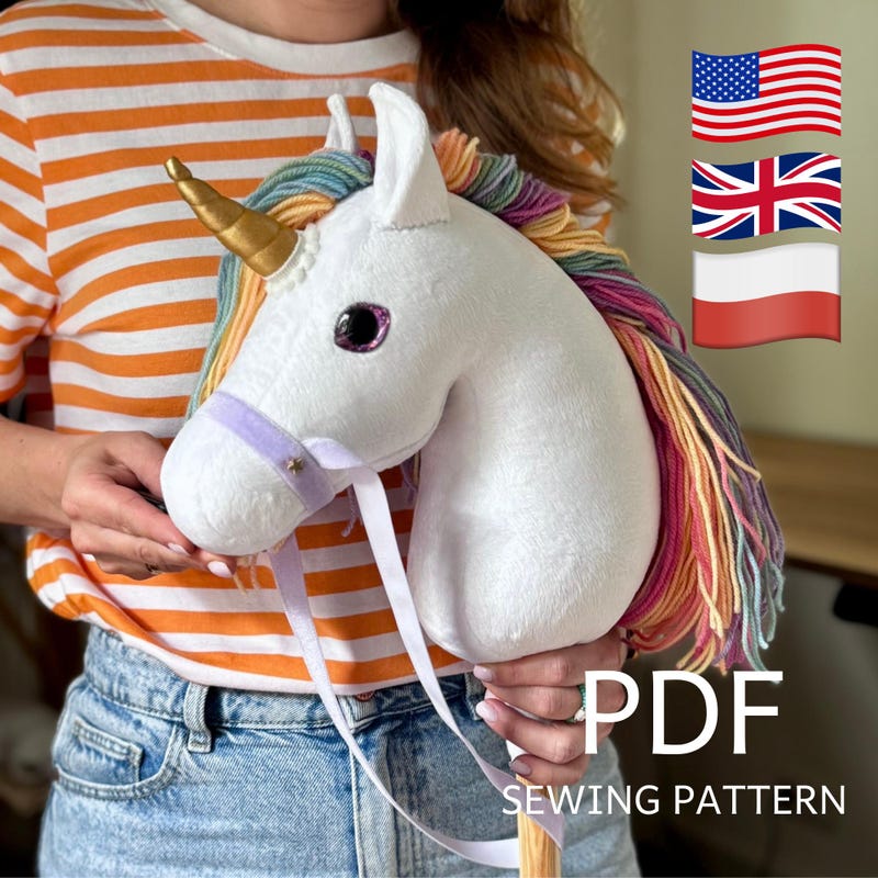 Unicorn Hobby Horse - Etsy