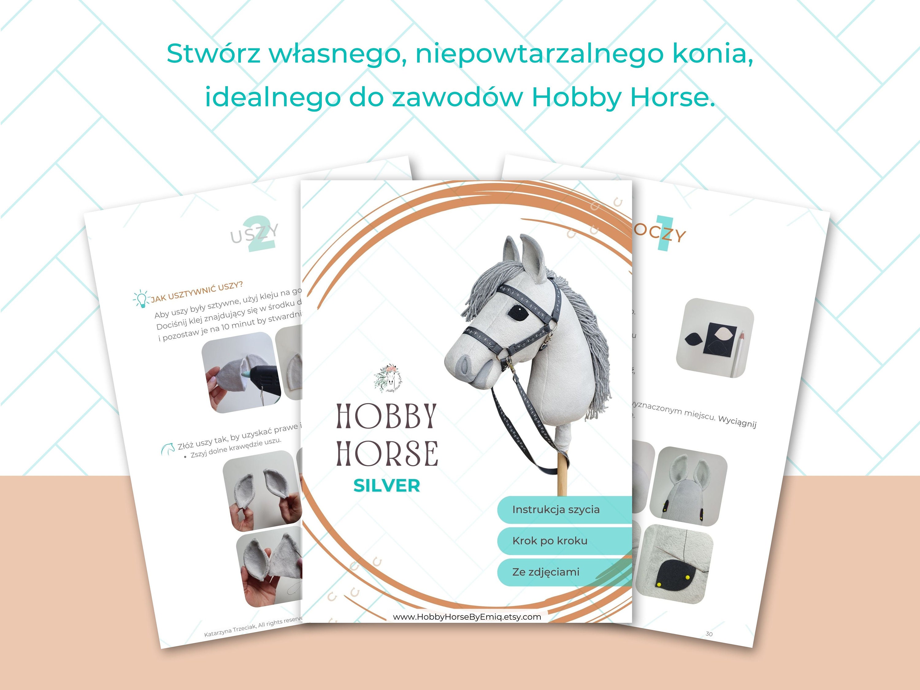 Polish: Hobby Horse Silver PDF Sewing Pattern and Tutorial - Etsy