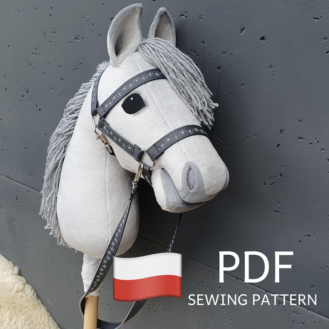 Polish: Hobby Horse Silver PDF Sewing Pattern and Tutorial, DIY Stick ...