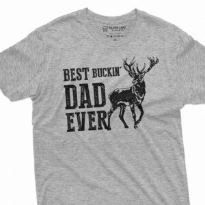 Men's Buckin Dad Shirt Father's Day Hunting Shirt Hunter Dad Gift Best ...