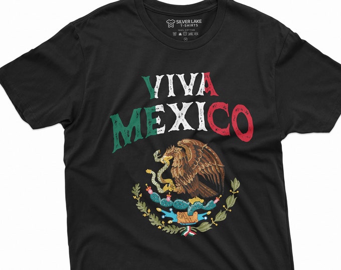 Mexico Shirt, Mexico Coat of Arms T-shirt,mexican Pride Nationality, Latina T-shirt, Mexico ...