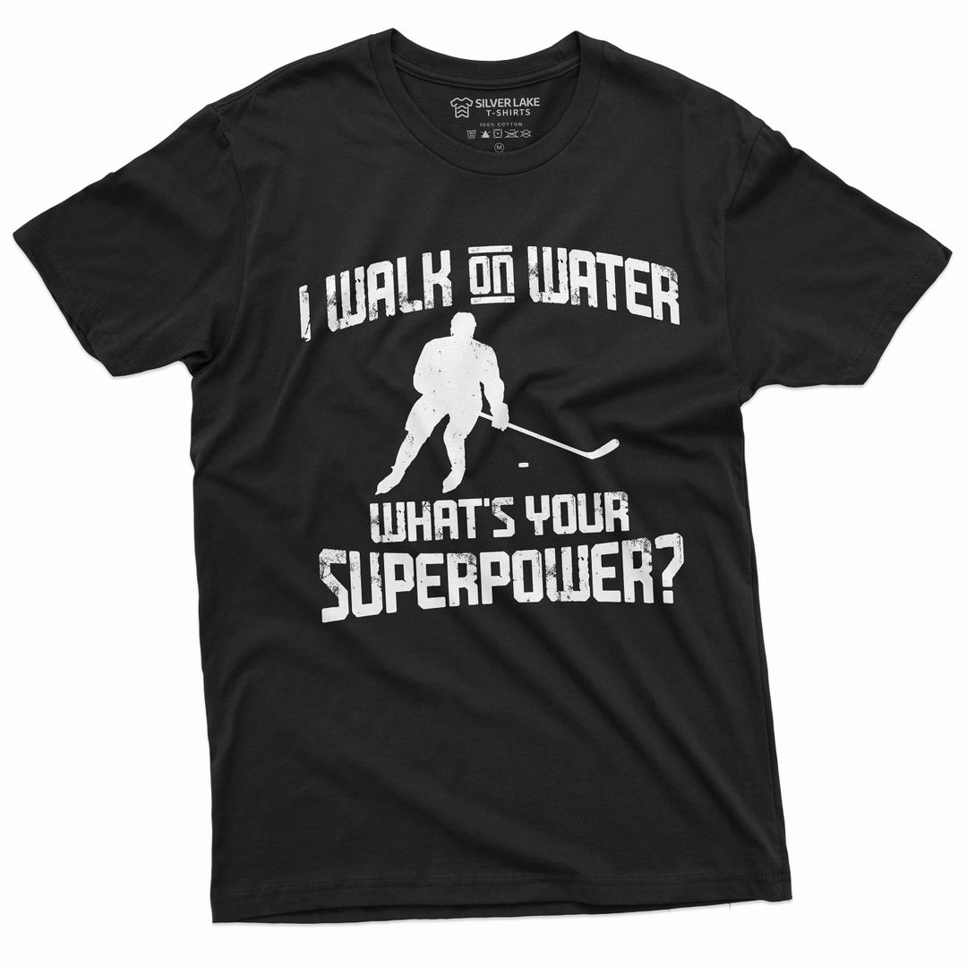 Mens Funny Hockey T Shirt Ice Hockey Player Shirt Hockey Lover Shirt Hockey Player T Hockey