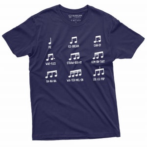 Funny Musician Shirt Music Notes T-shirt Musician Birthday Gift Tee ...