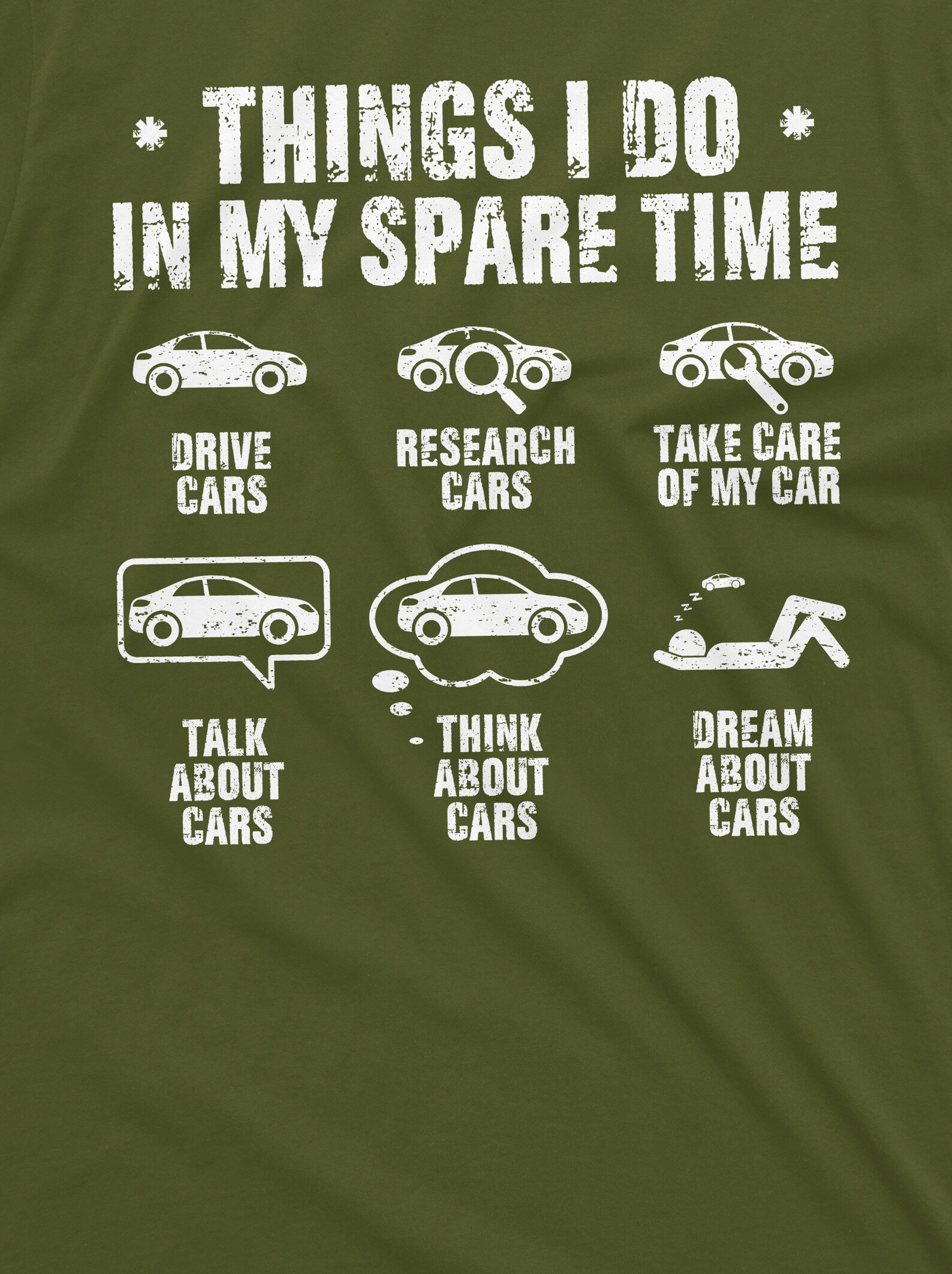 Men's Things I Do in My Spare Time Shirt Car Guy Shirt Car Lover Gifts ...