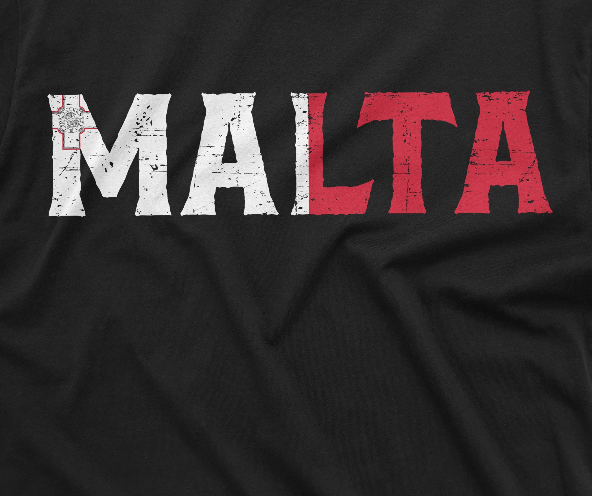Malta National Shirt Malta Flag T Shirt Malta Patriotic T-shirt Malta ...