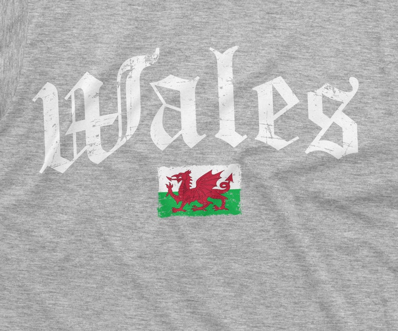 Wales Flag T-shirt Wales National Tee Welshman Gift Ideas Patriotic ...
