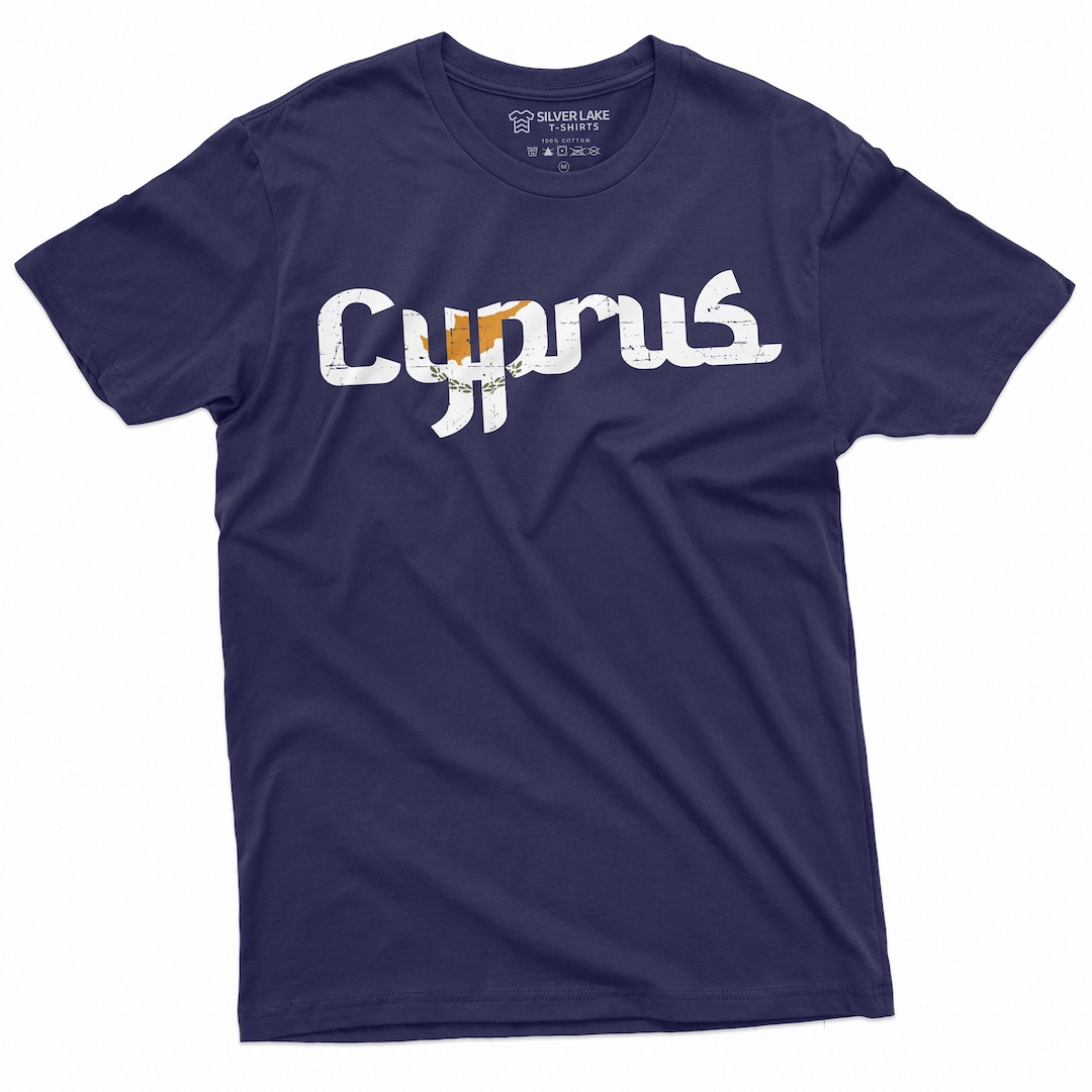 Men's Cyprus Shirt Cyprus National Flag Shirt Cyprus Patriotic Shirt ...