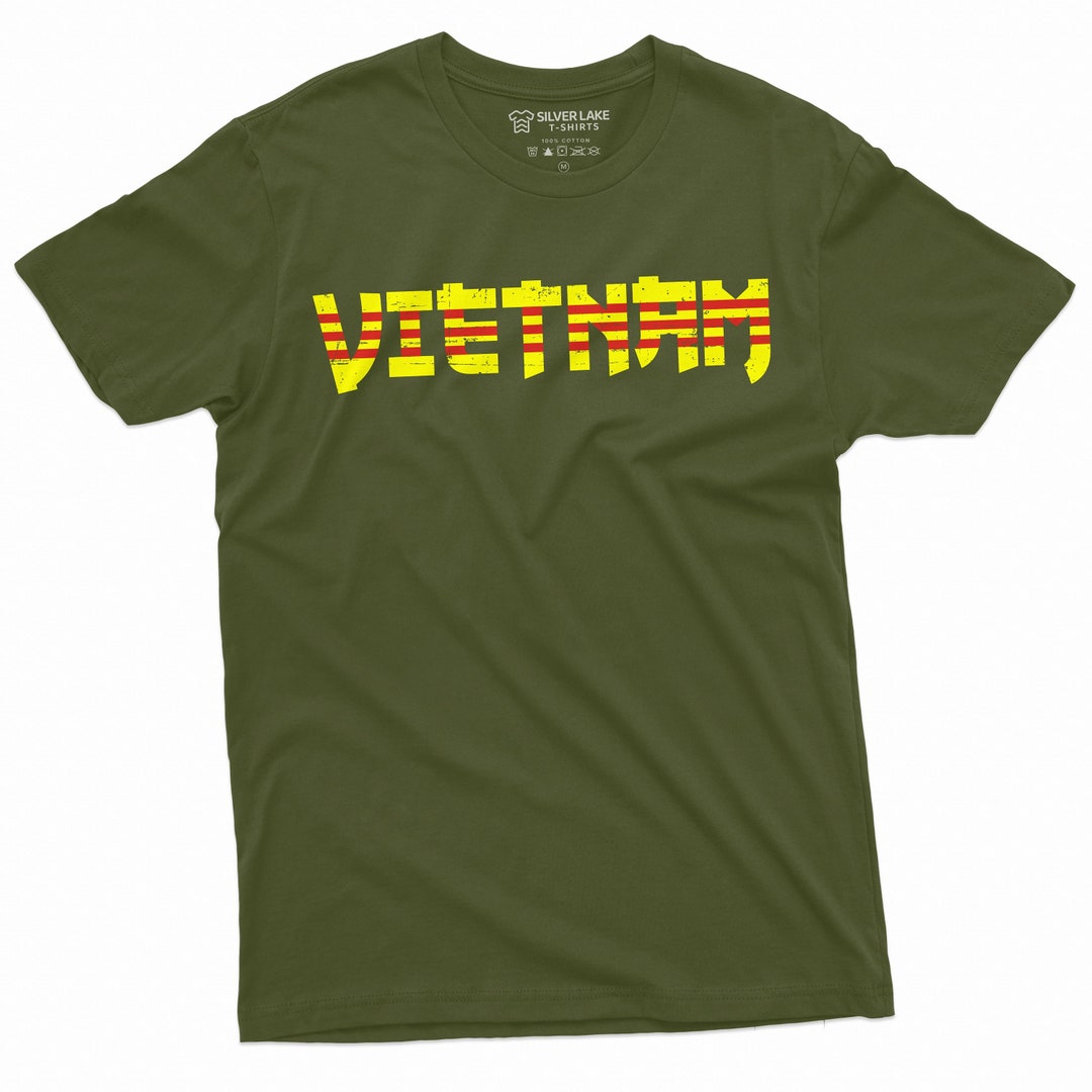 Vietnam Military Tee Shirt Vietnam Shirt Vietnam Flag Tee Vietnam ...