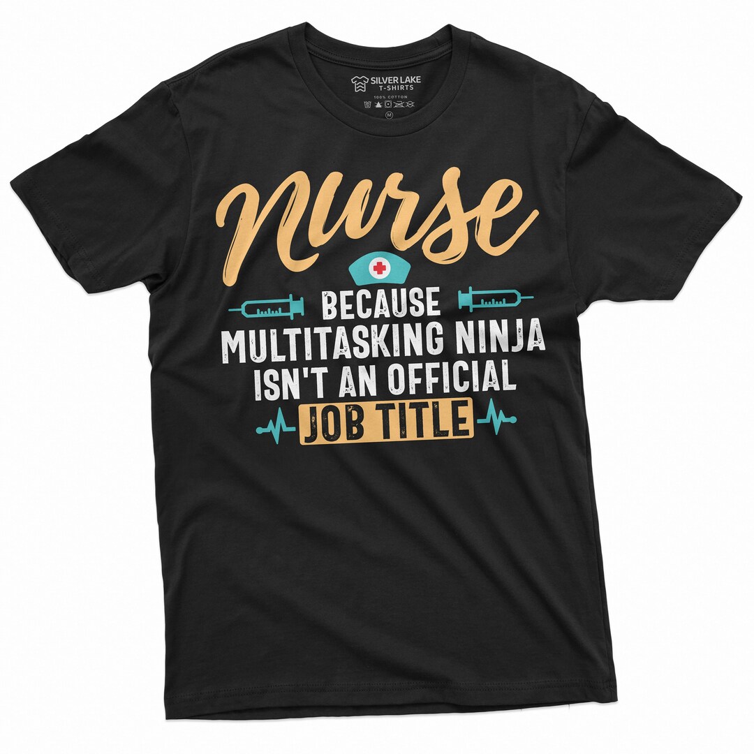 Funny Nurse T-shirt RN Shirt Nurse Joke Tee Nurse Life Shirt Because ...