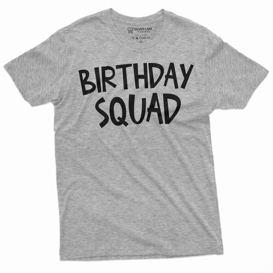 Birthday Squad Shirt Birthday Party Shirts Funny Birthday Shirt Cool ...
