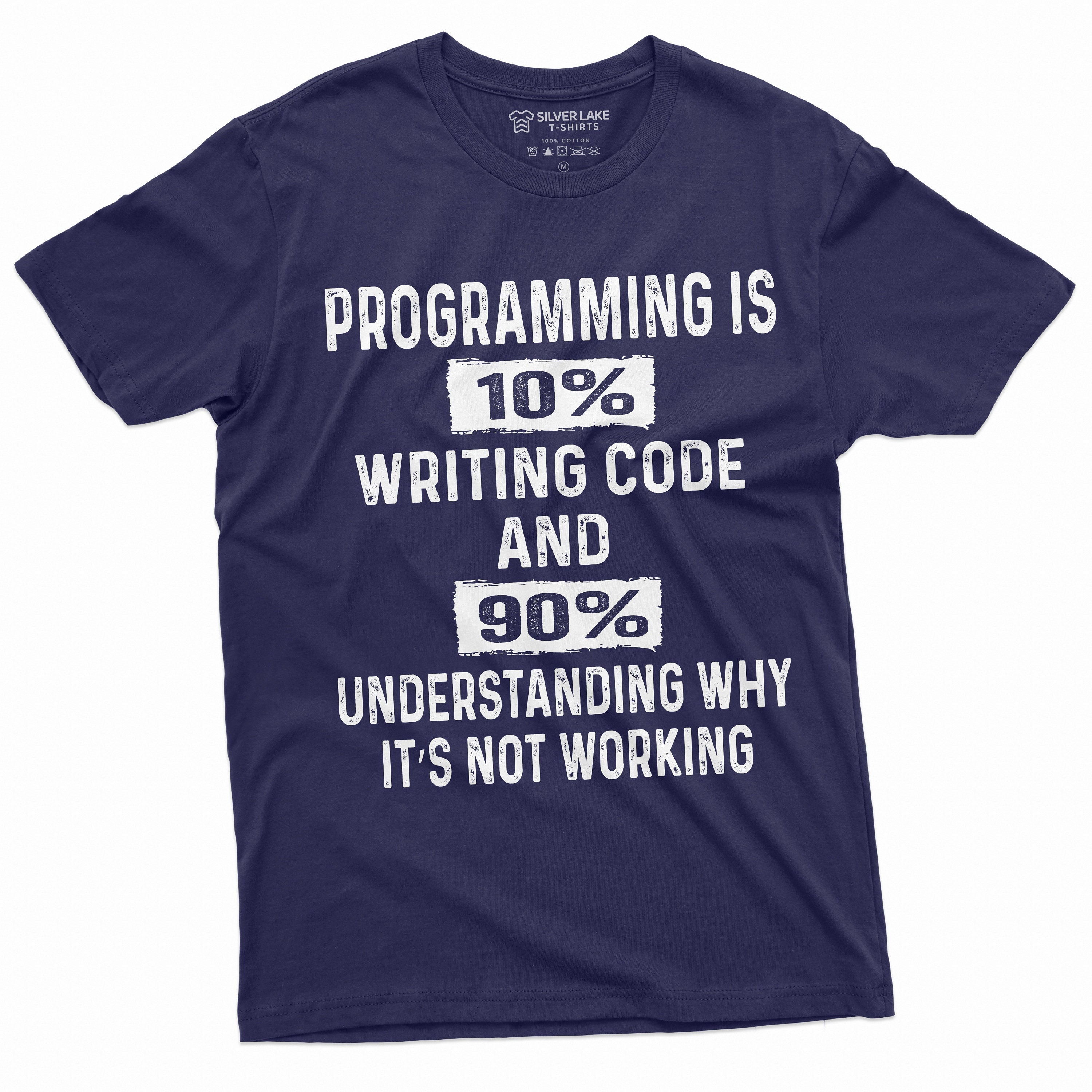 Divertido Programador Camisa Codificación Camiseta - Etsy España