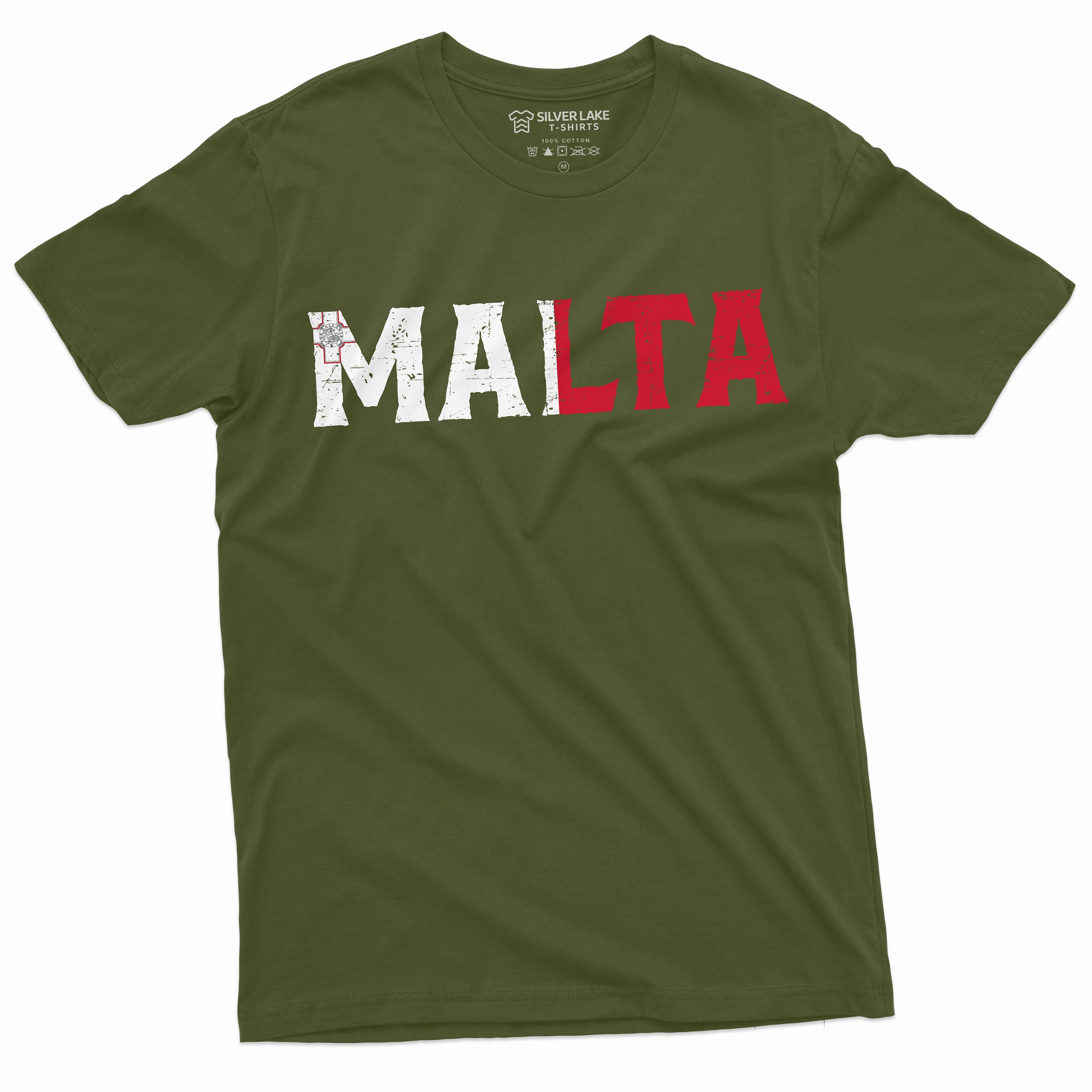 Malta National Shirt Malta Flag T Shirt Malta Patriotic T-shirt Malta ...