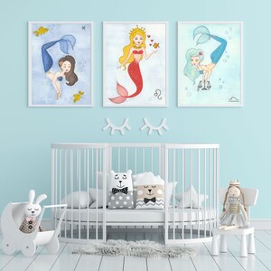 Zodiac Gift, Virgo Wall Art, Watercolor Prints, Zodiac Art Print ...