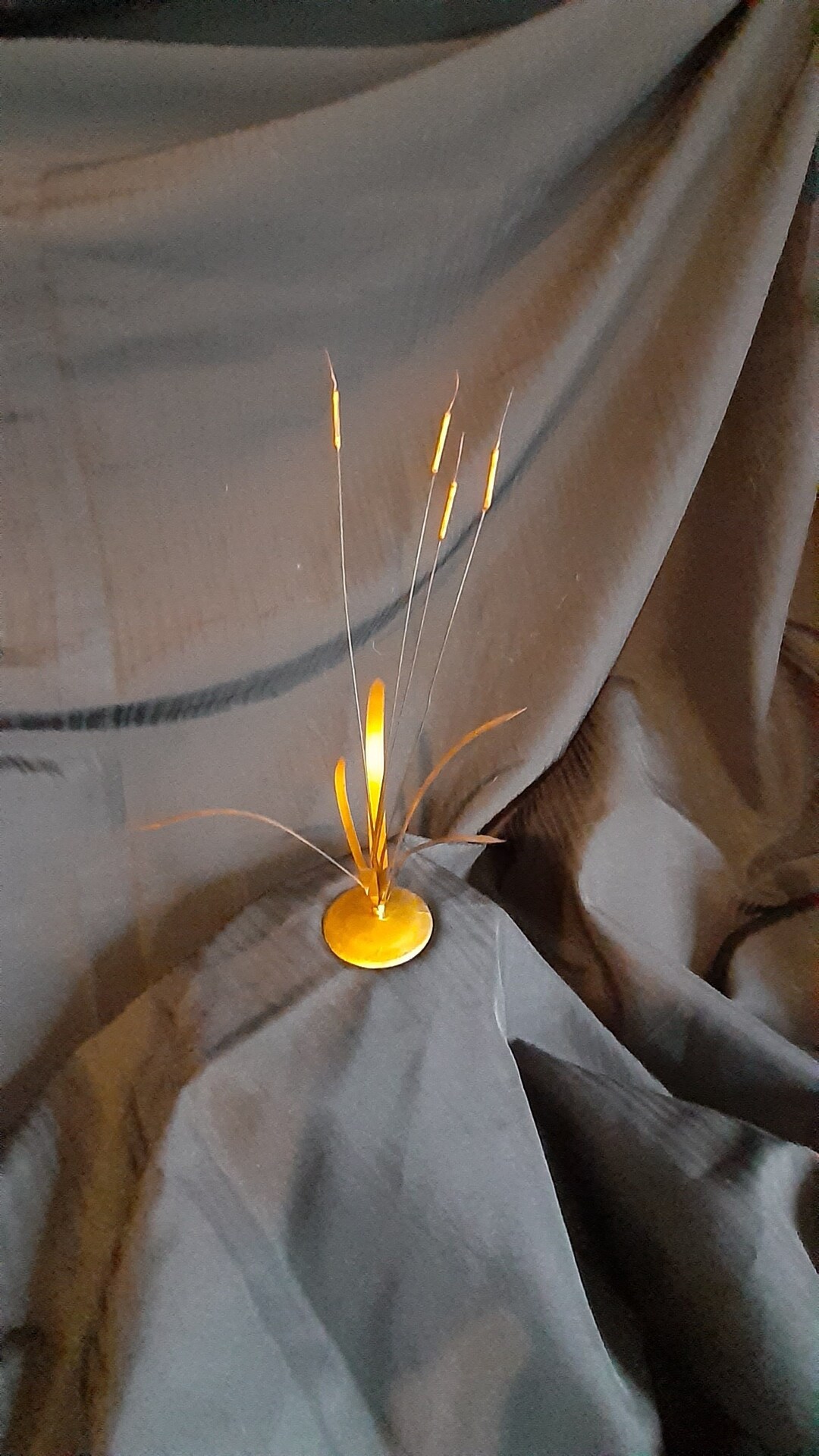 MCM 1970s Metal Cat Tails Art Figurine - Etsy