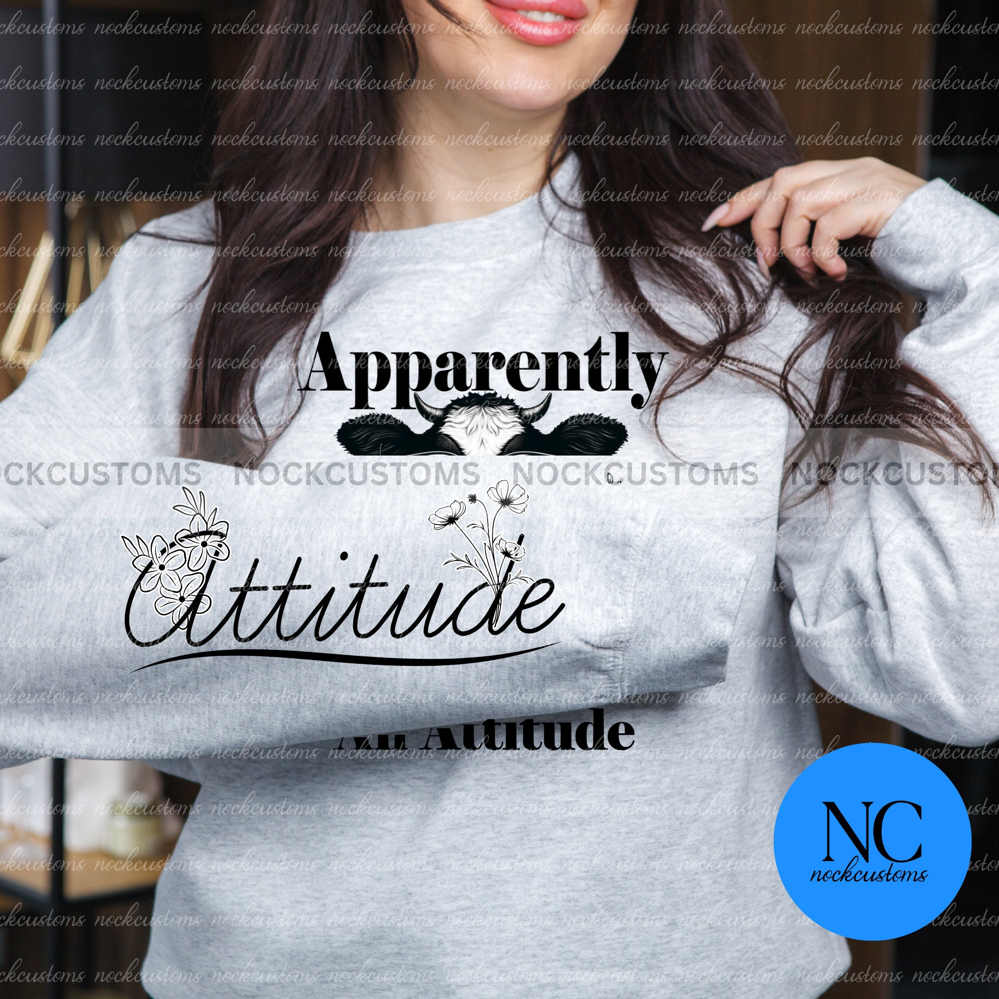 Digital Download, Apparently I Have an Attitude SVG PNG, Funny Png ...