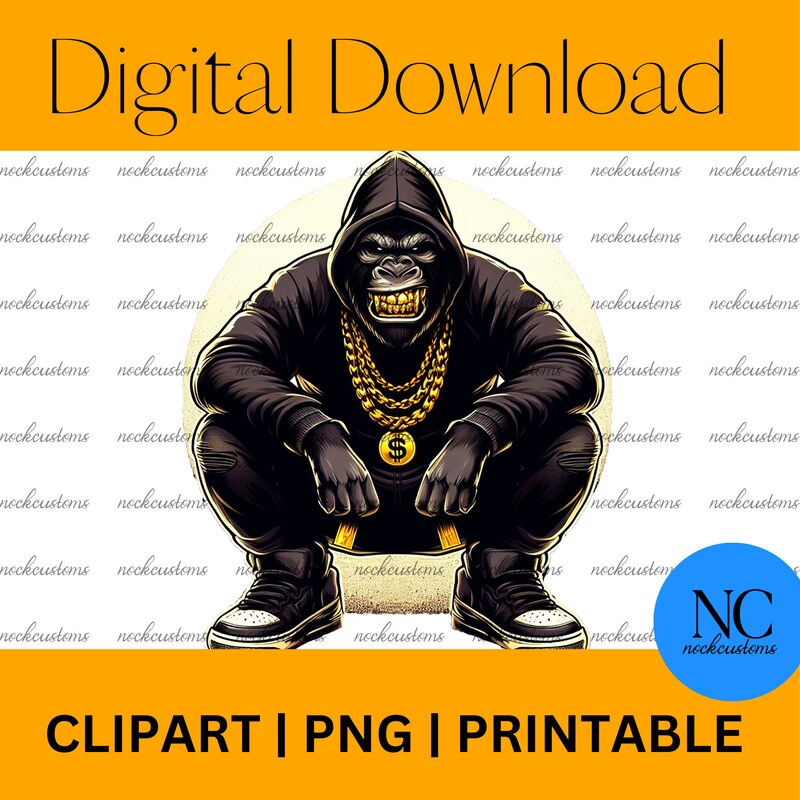 Gorilla Chain - Etsy