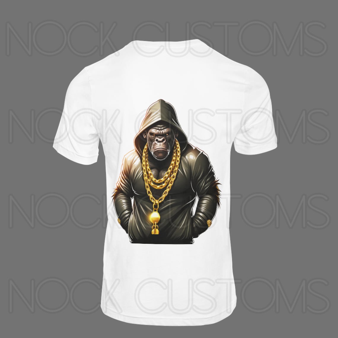 Gangster Gorilla PNG: Urban Streetwear Design (digital Download) - Etsy