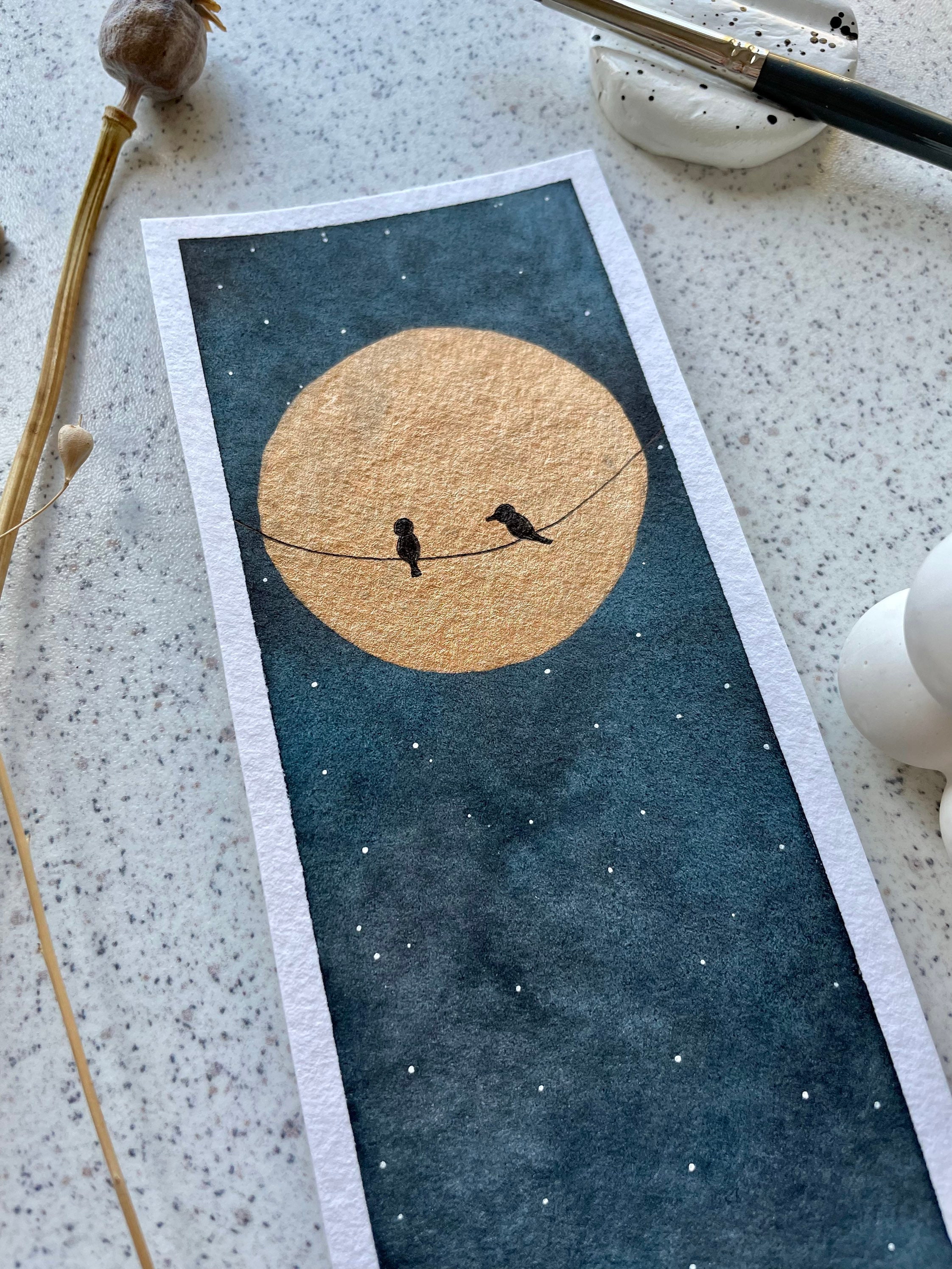 Handmade Bookmark Watercolor Bookmark Unique Bookmark - Etsy UK