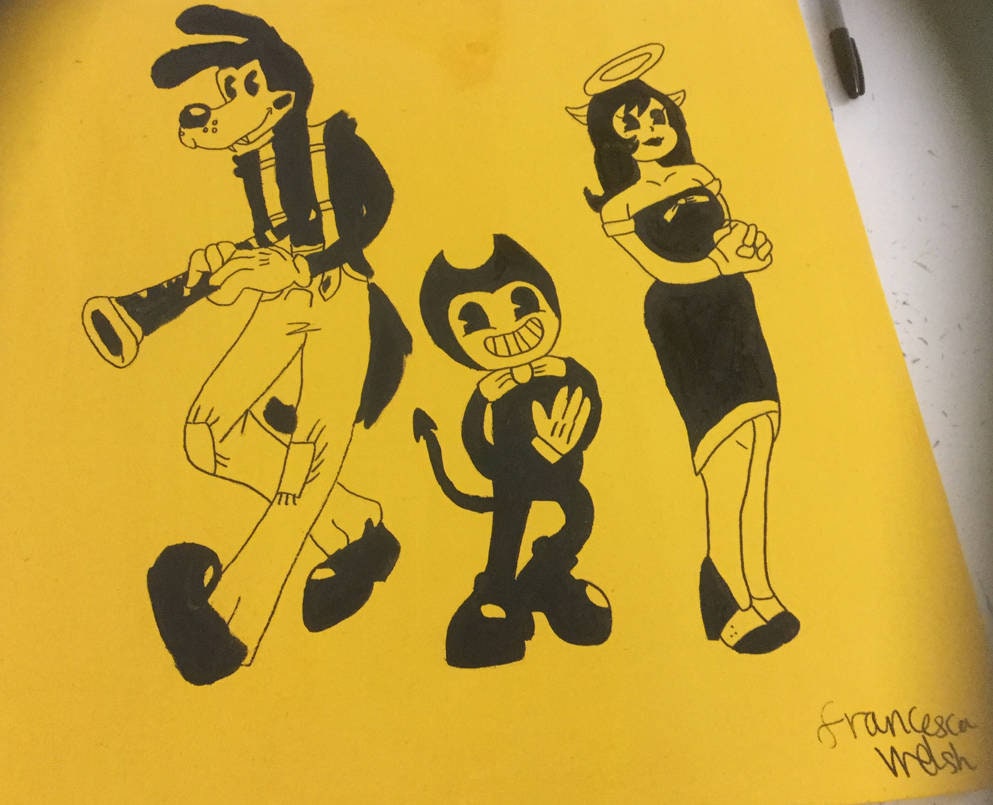 Bendy Boris and Alice Canvas - Etsy Hong Kong