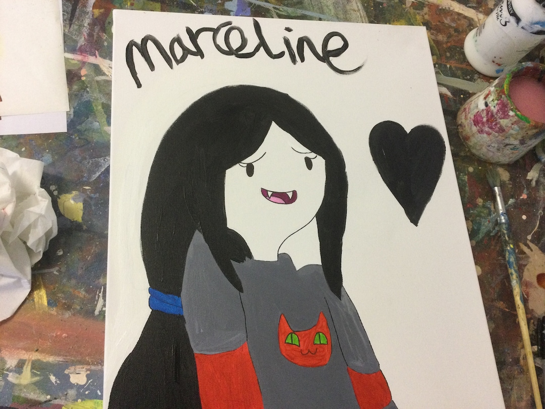 Marceline the Vampire Queen Canvas - Etsy