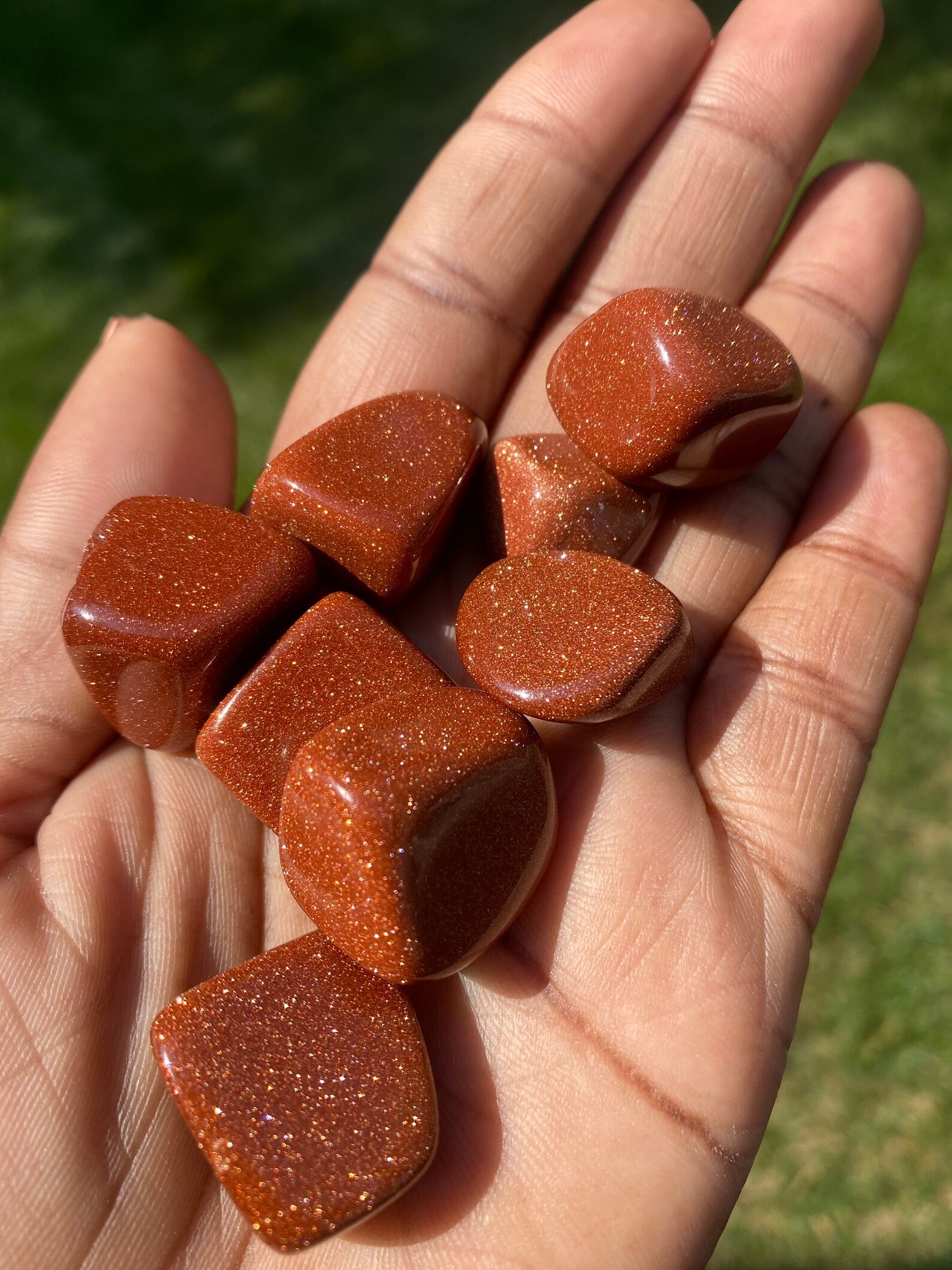 Goldstone Crystal - Etsy