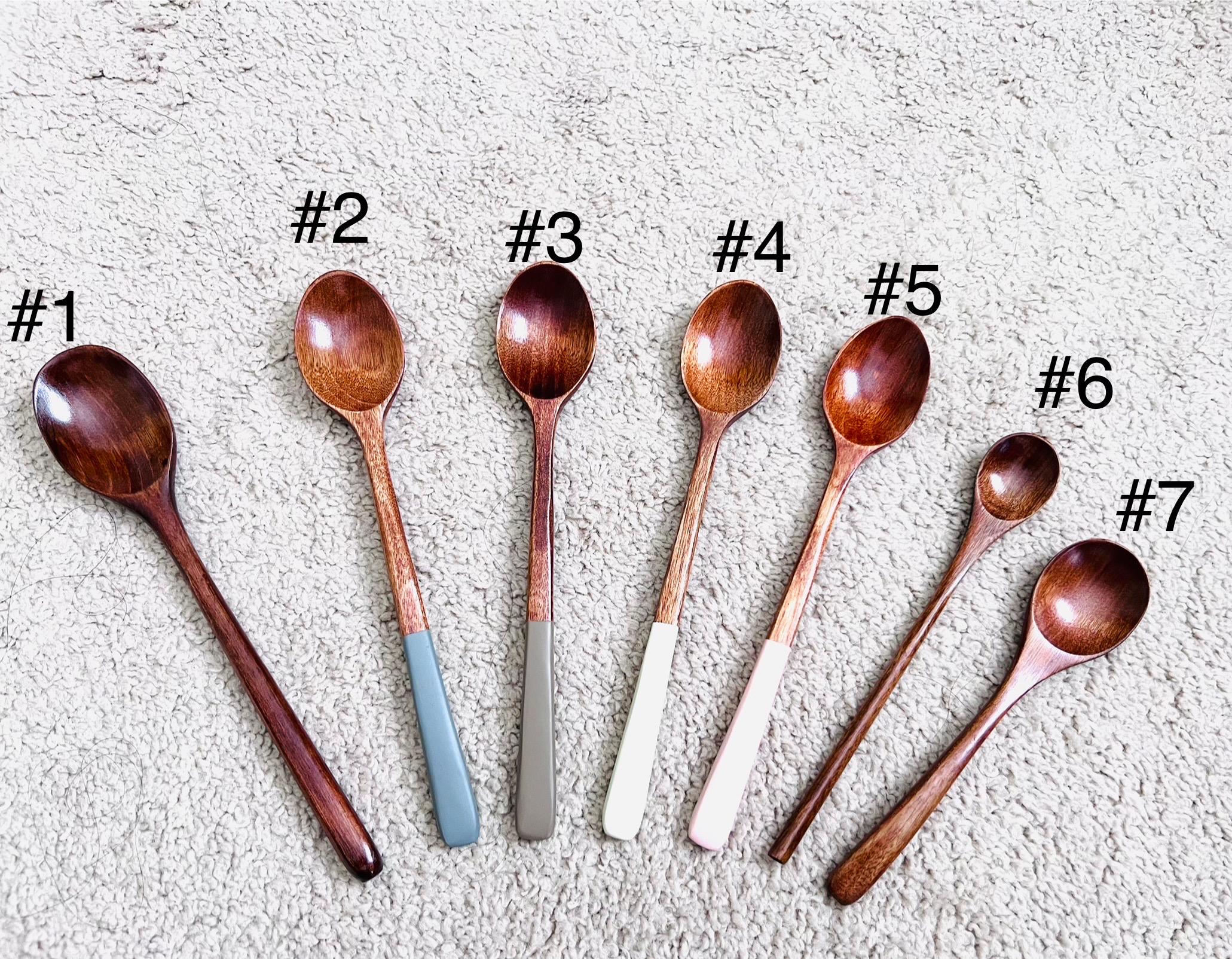 Handcarved Wooden Spoon, Organic Love Kitchen Utensil, Hearts Handle ...