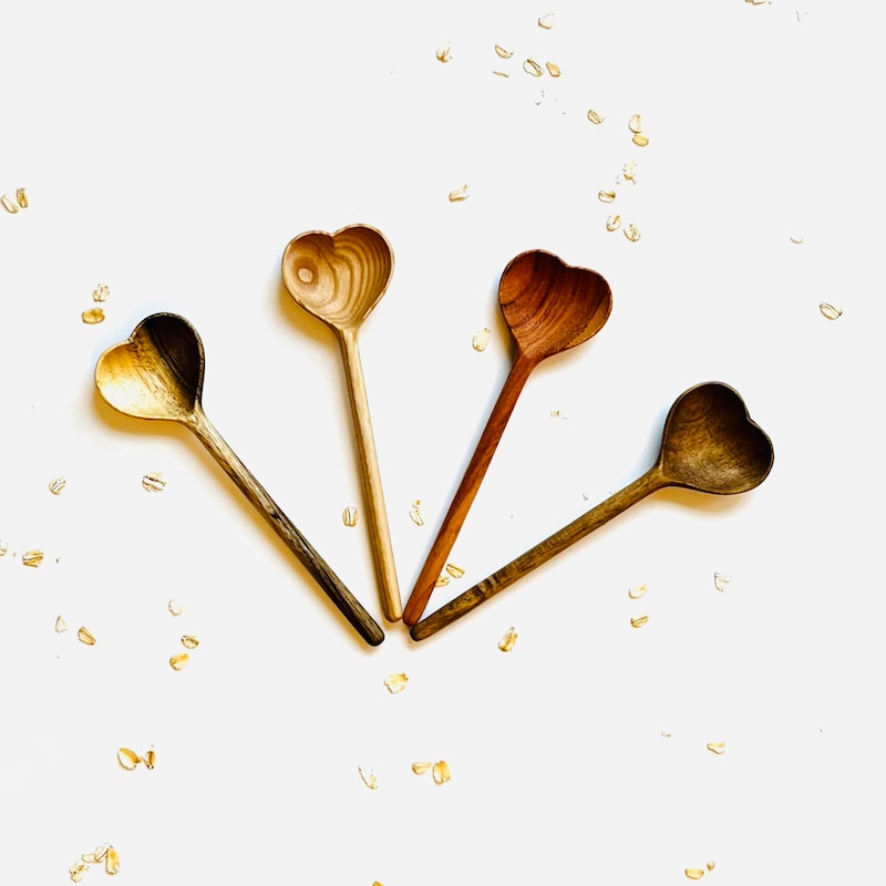 Strawberry Wood Utensils - Etsy